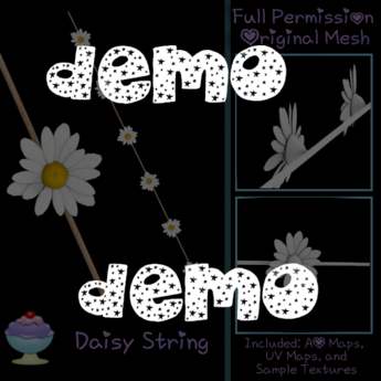 Second Life Marketplace - DEMO [Sherbert] Daisy String